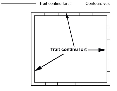 L'utilisation des différents traits sur les plans - ABC-MACONNERIE