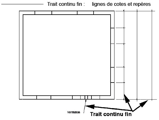 L'utilisation des différents traits sur les plans - ABC-MACONNERIE