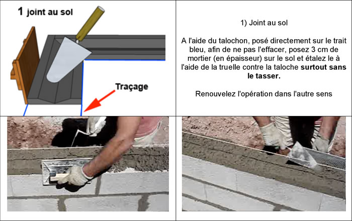 La fabrication du joint de mortier - ABC-MACONNERIE