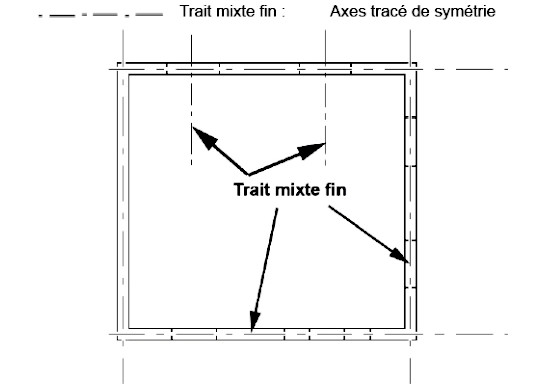 L'utilisation des différents traits sur les plans - ABC-MACONNERIE