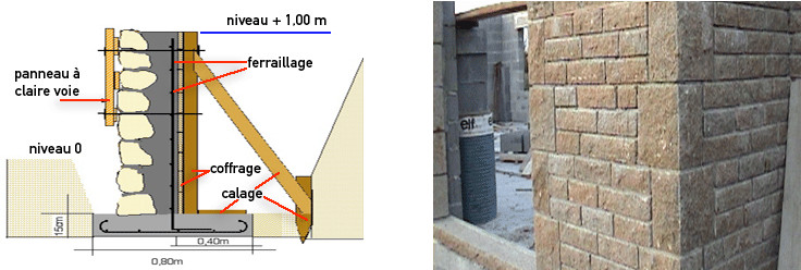 Mur en composite - ABC-MACONNERIE