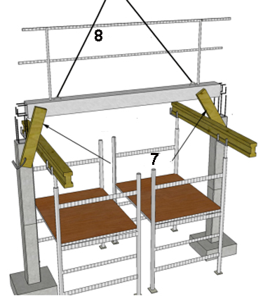 La pose de poutre préfabriquée - ABC-MACONNERIE