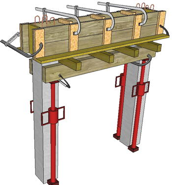 Les poutres - ABC-MACONNERIE