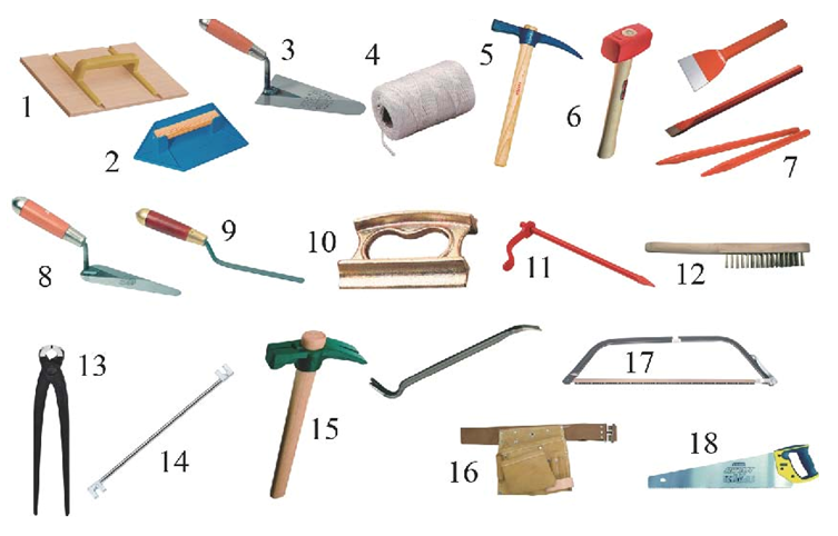 Les outillages - ABC-MACONNERIE