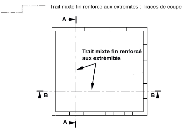 L'utilisation des différents traits sur les plans - ABC-MACONNERIE