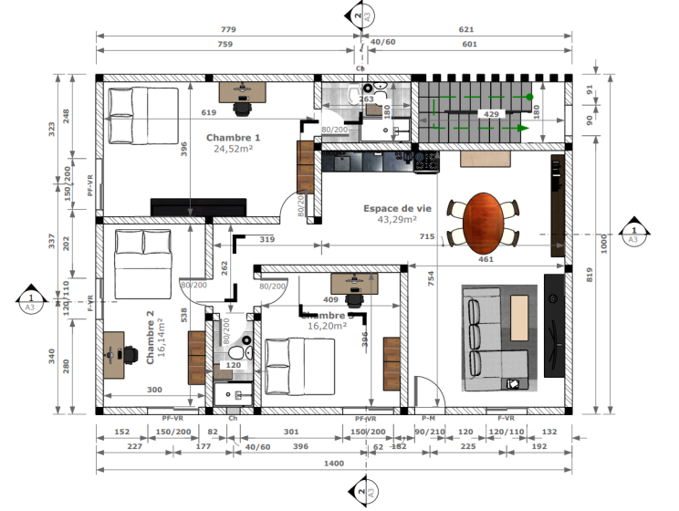 Les cotations ABC-MACONNERIE